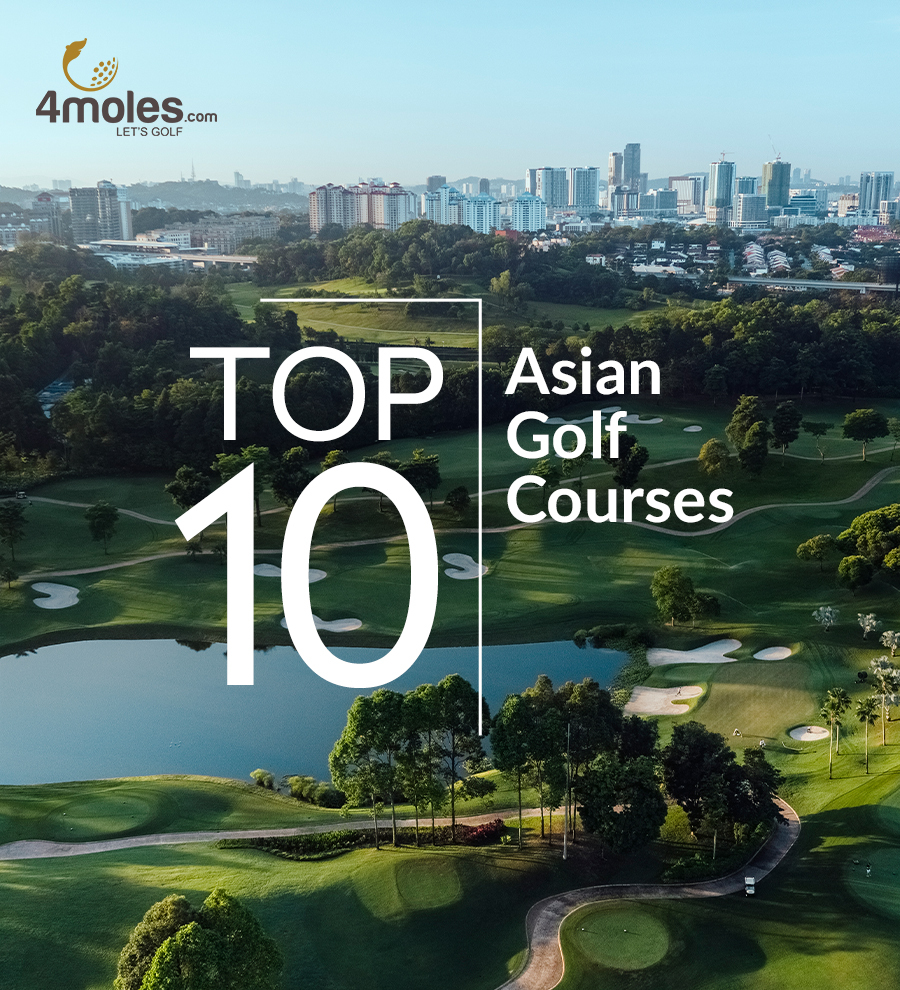 Top 10 Asian Golf Courses 2024 - 4moles.com