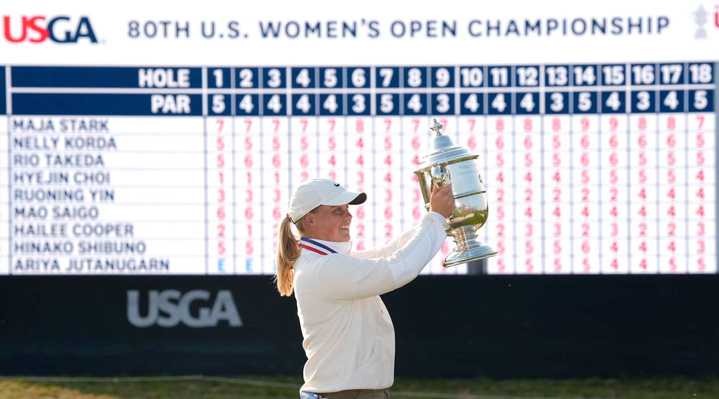 Maja Stark (SE) Wins 2025 U.S. Women’s Open at -7 - 4moles.com